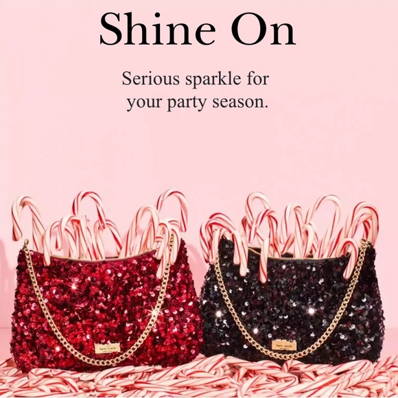 kate spade | Bags | Kate Spade Kiki Convertible Evening Sequin ...